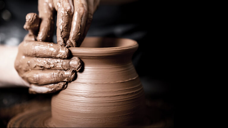 A Metaphor for Life, Centering Clay on a Potter’s Wheel
